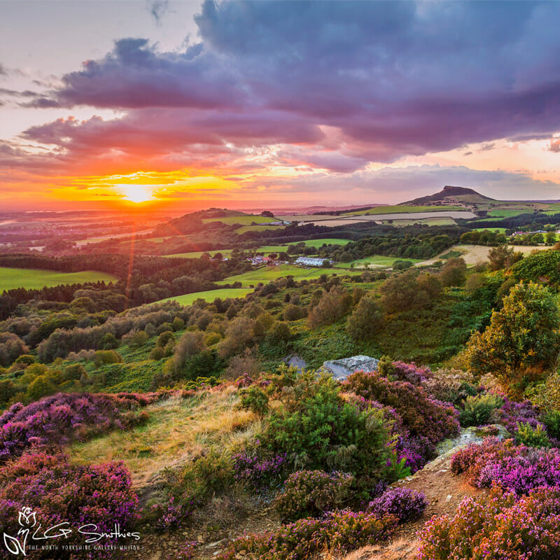 Roseberry Topping From Gribdale At Sunset Photo Slate - The North ...