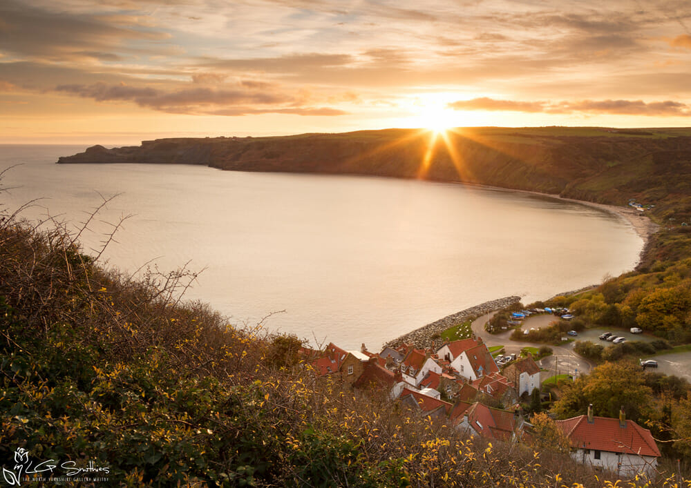 Sunrise Over Runswick Bay - The North Yorkshire Gallery