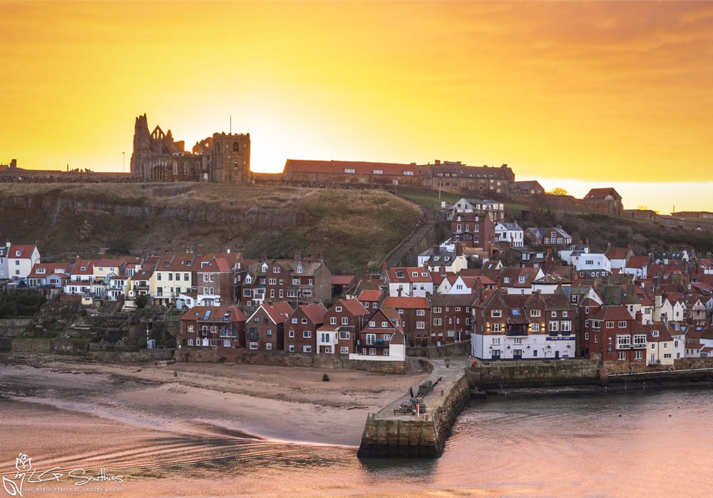 Spectacular Whitby Sunrise - The North Yorkshire Gallery