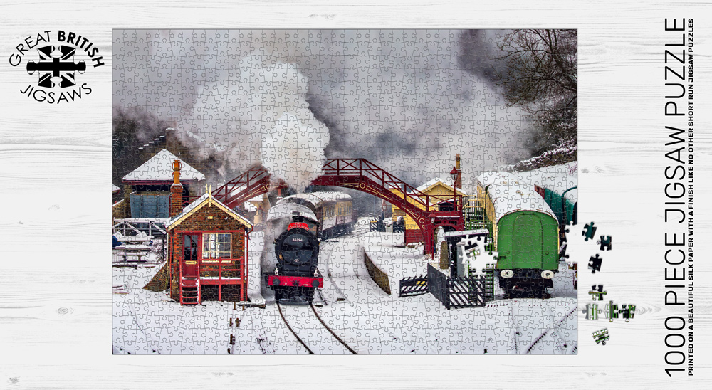 Goathland Station In The Snow, A Real Life Hogsmeade Winter Scene 1000 ...