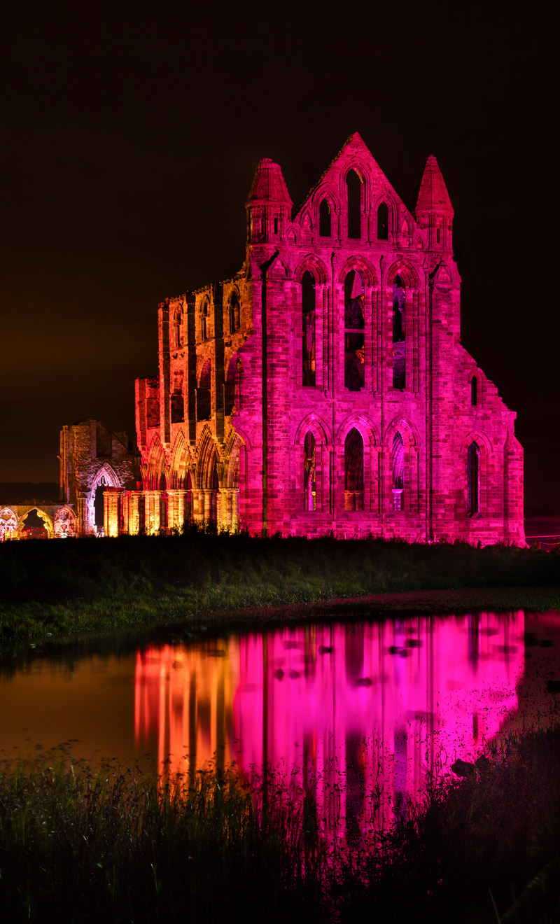Illuminated Abbey Light Up Bottle - The North Yorkshire Gallery