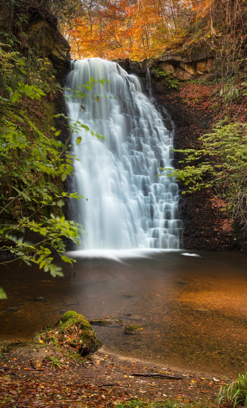 Falling Foss Whitby Light Up Bottle - The North Yorkshire Gallery