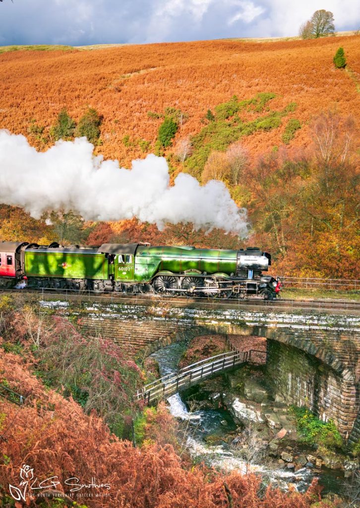 Flying Scotsman En Route To Goathland Station - The North Yorkshire Gallery