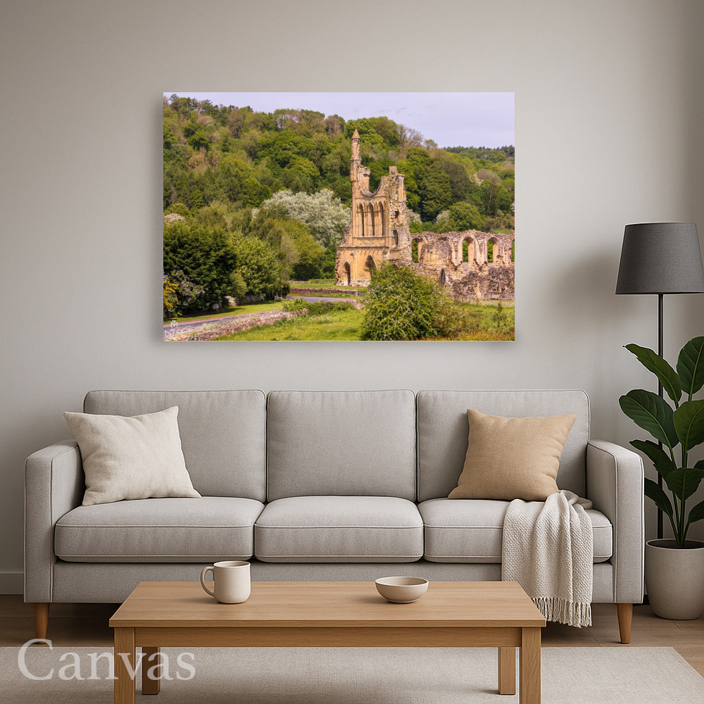 Byland Abbey Late Spring - The North Yorkshire Gallery