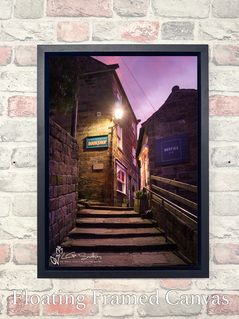Chapel Street Sunrise Robin Hoods Bay - The North Yorkshire Gallery