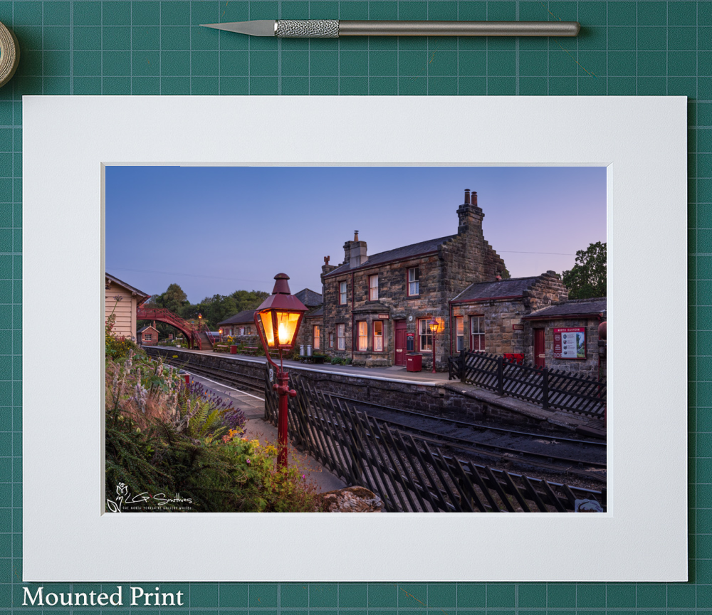 Goathland Train Station At Night - The North Yorkshire Gallery