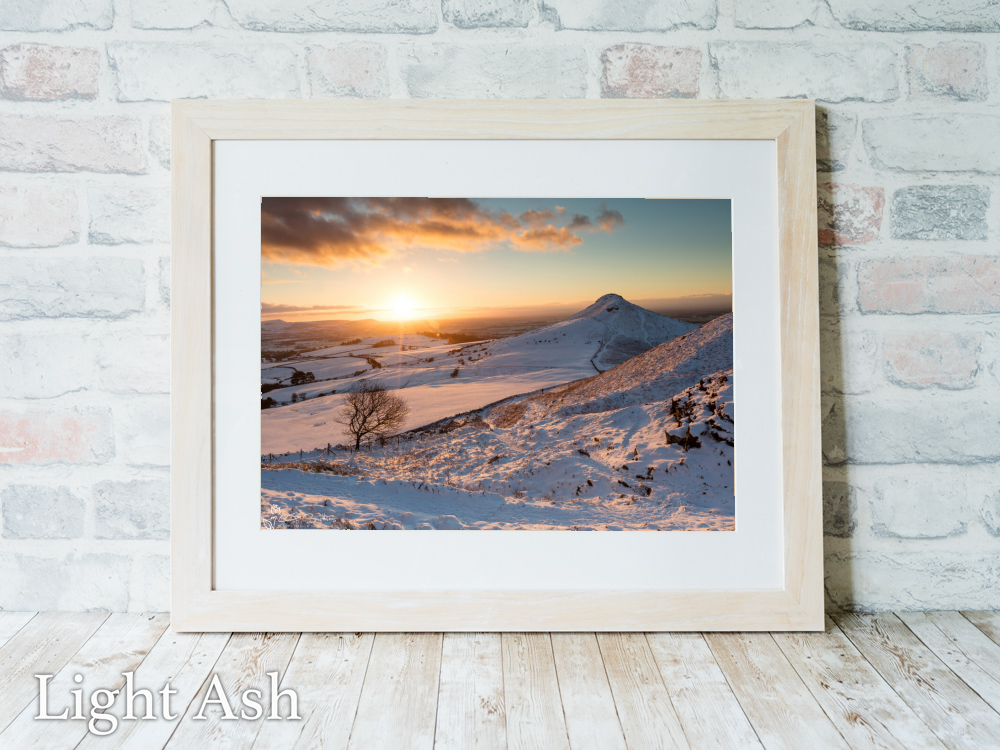 Roseberry Topping Winter Sunset Over The Cleveland Hills - The North ...