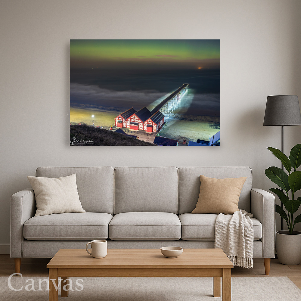 Saltburn Northern Lights - The North Yorkshire Gallery