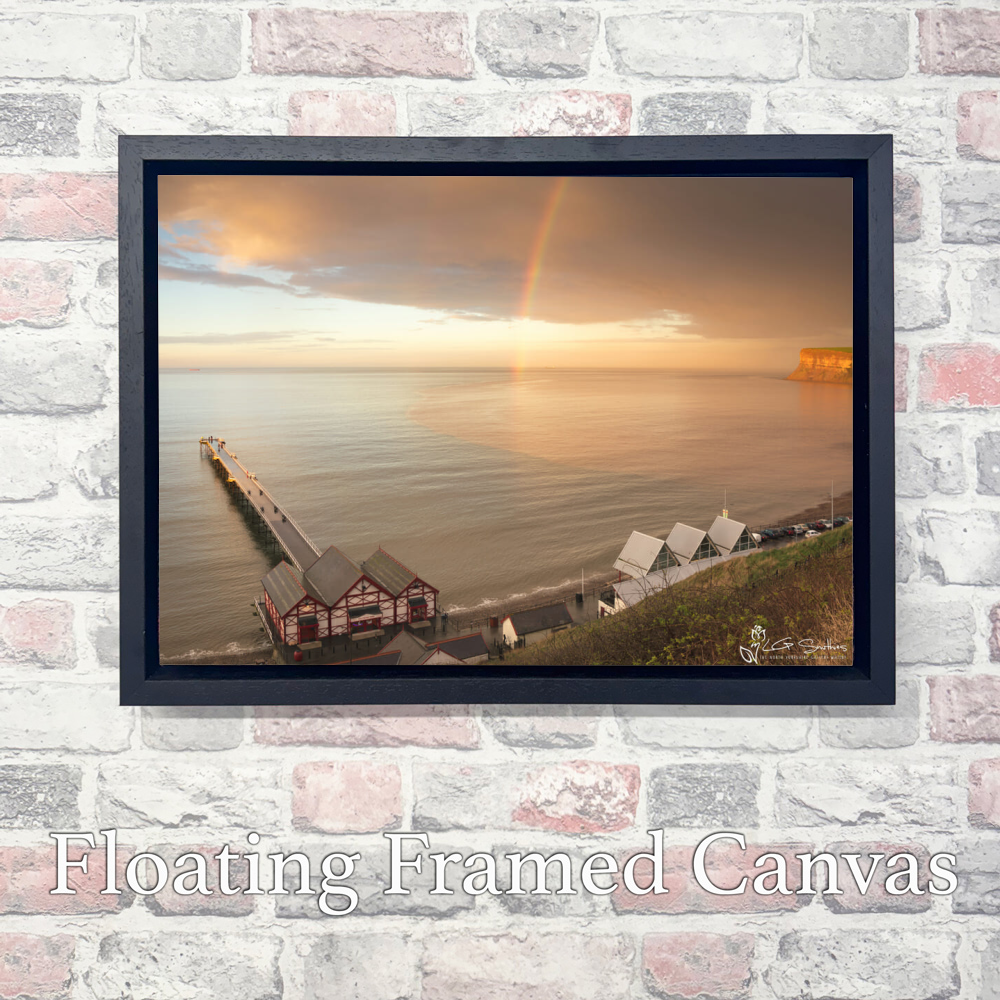Saltburn Rainbow Over Huntcliff - The North Yorkshire Gallery