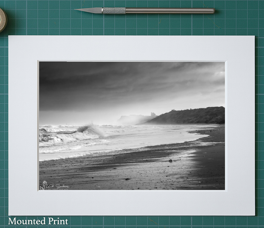 Storm On Whitby Beach - The North Yorkshire Gallery