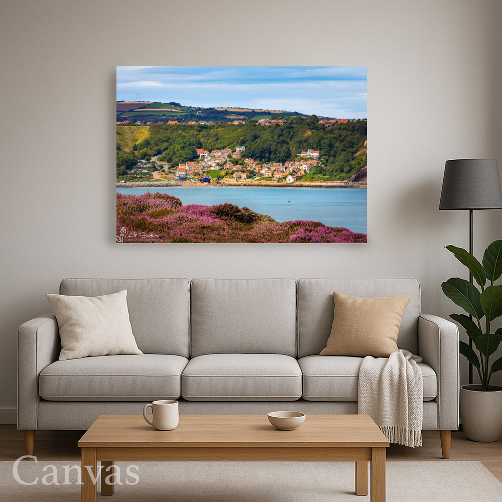 Stunning Coastal View Of Runswick Bay - The North Yorkshire Gallery