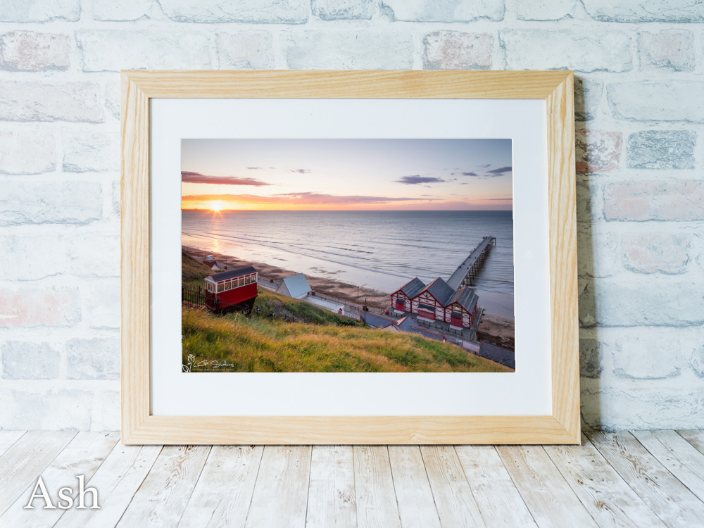 Sunset At Saltburn By Sea - The North Yorkshire Gallery