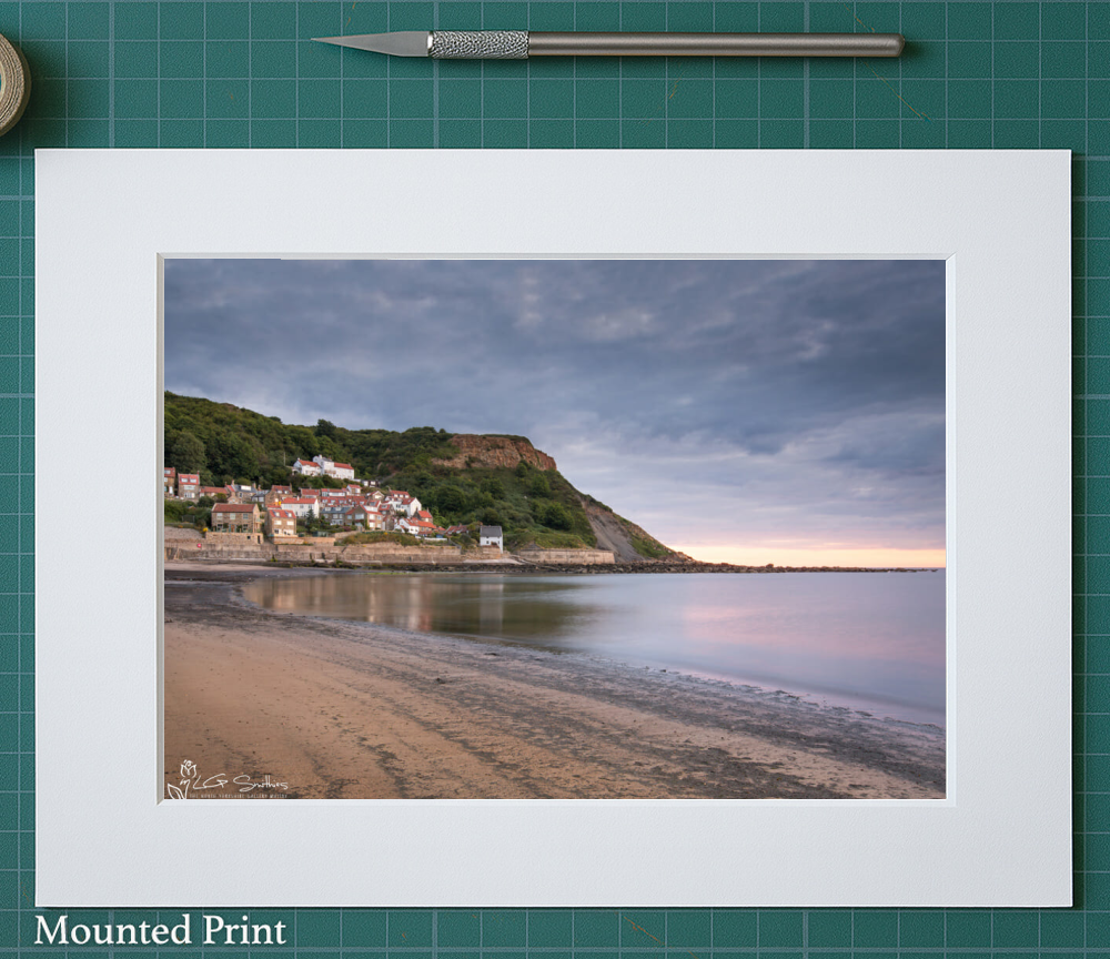 The Beach Runswick Bay - The North Yorkshire Gallery