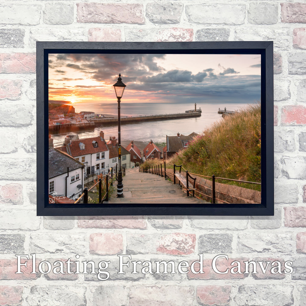 Whitby Abbey Steps At Sunset - The North Yorkshire Gallery