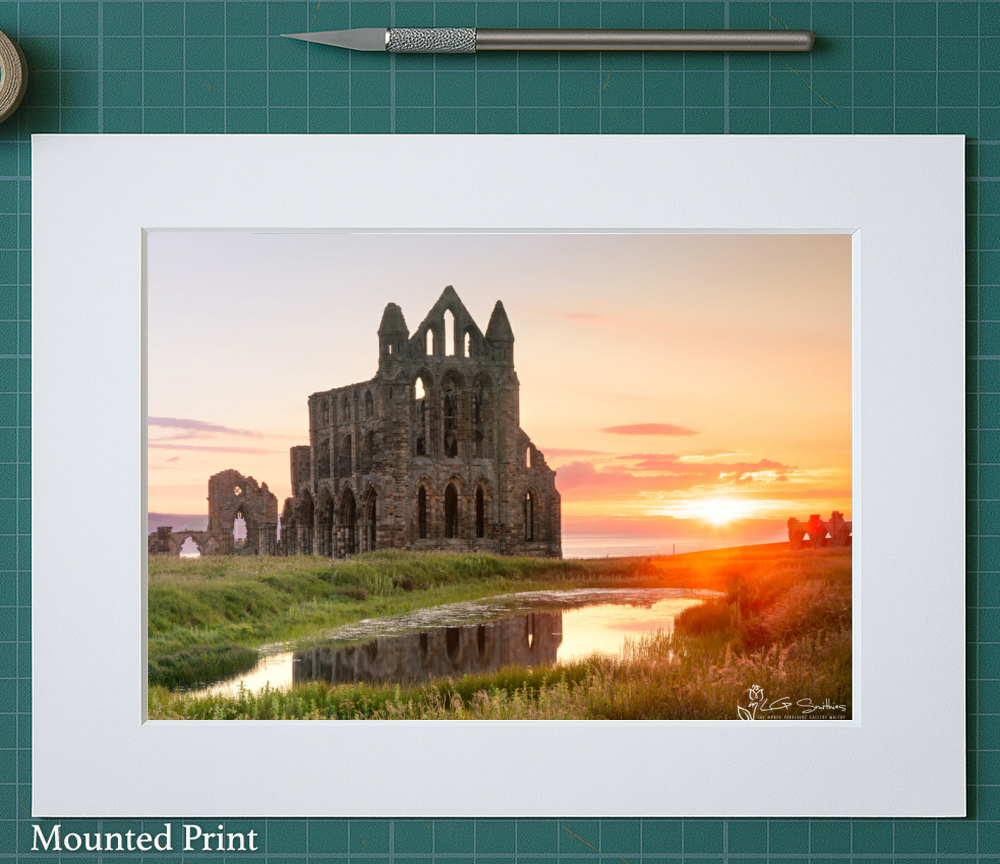 Whitby Abbey Summer Sunset - The North Yorkshire Gallery