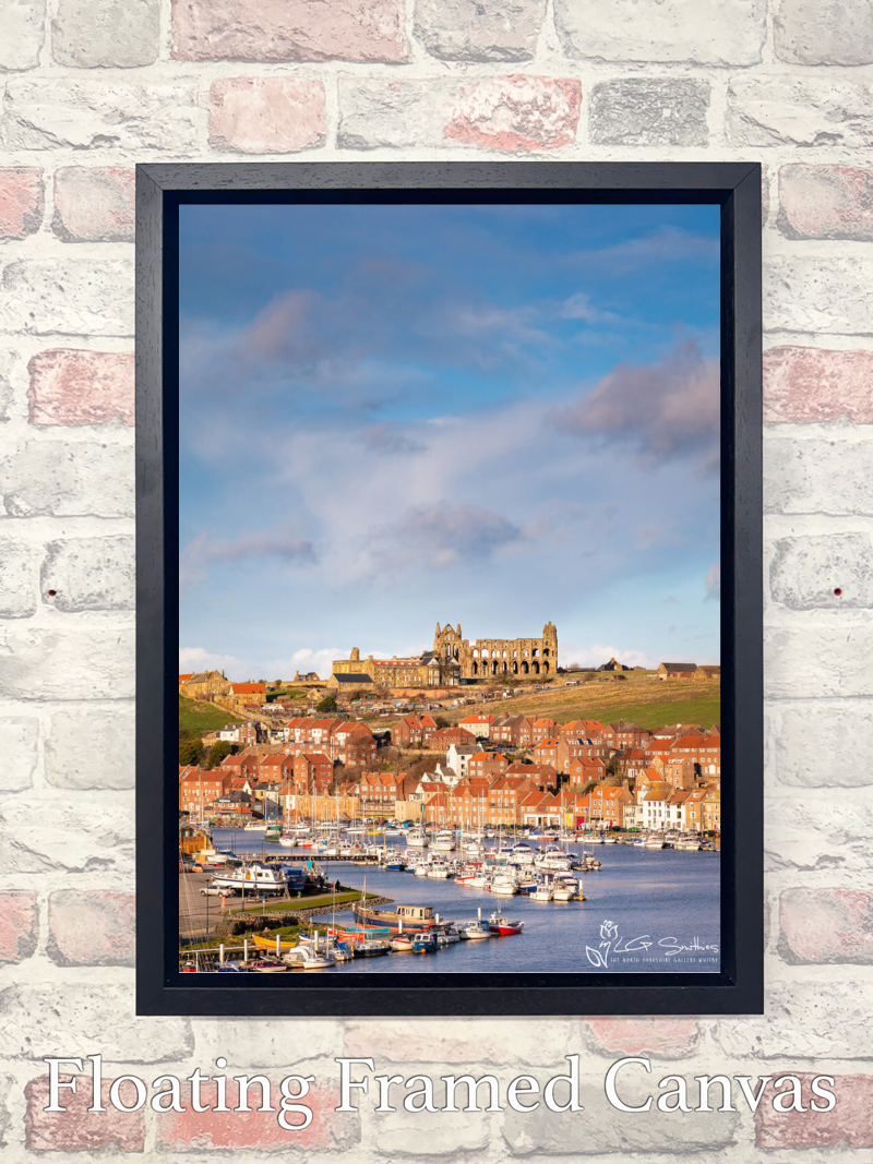 Whitby Harbour And Abbey - The North Yorkshire Gallery