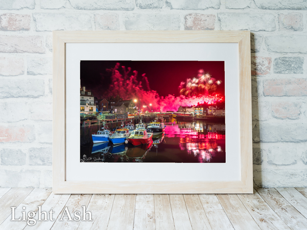 Whitby Harbour Fireworks - The North Yorkshire Gallery