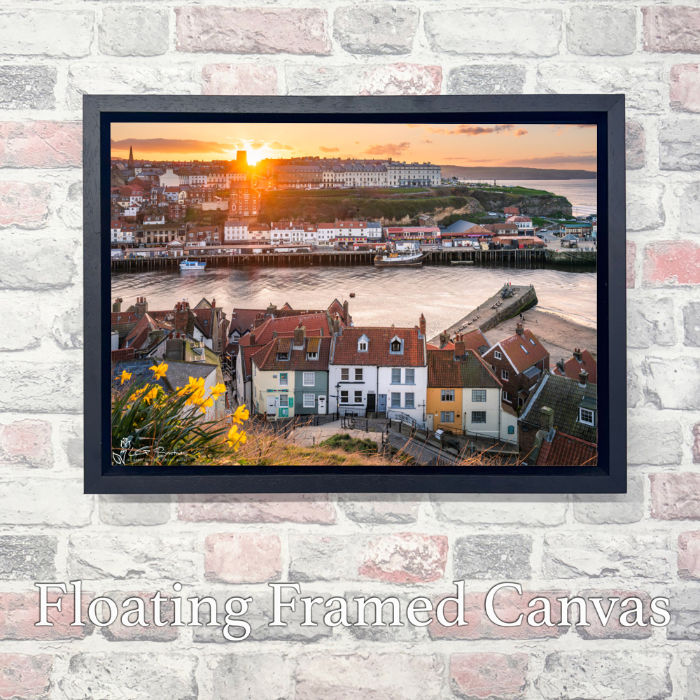 Whitby Spring Sunset 2024 - The North Yorkshire Gallery