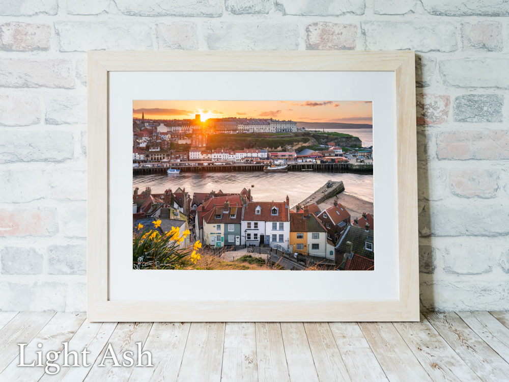 Whitby Spring Sunset 2024 - The North Yorkshire Gallery