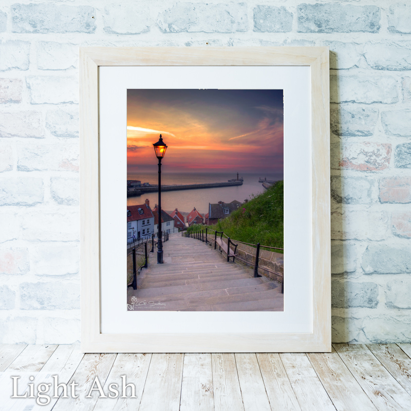 Whitby The 199 Steps Sunset - The North Yorkshire Gallery