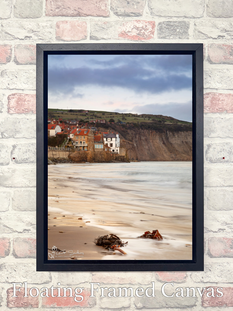 Winter On Robin Hood's Bay Beach - The North Yorkshire Gallery